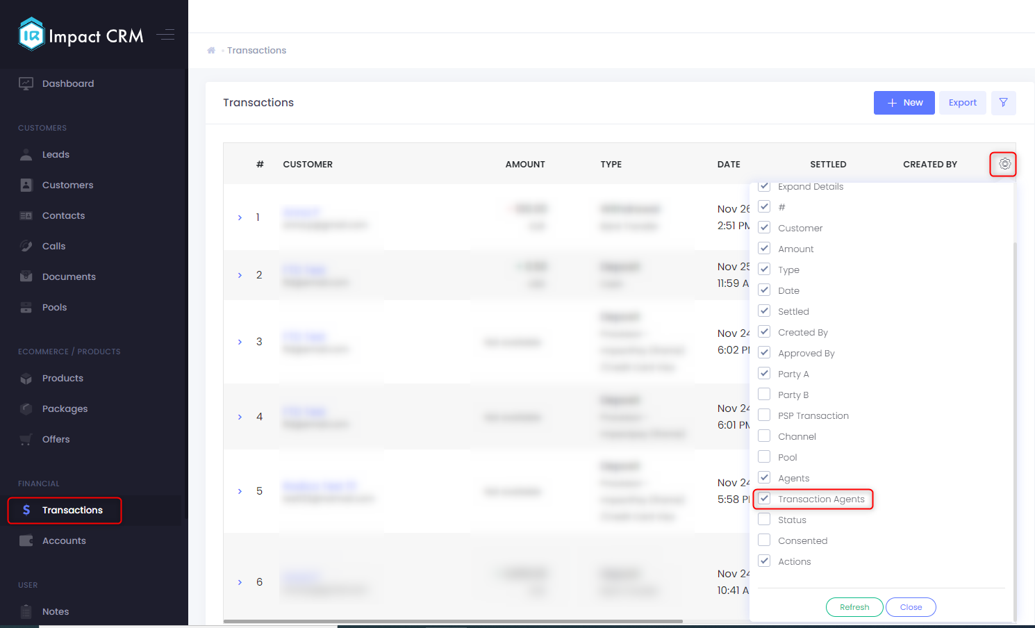 10065- How To Add The Transaction Agent To The Transaction Grid ...